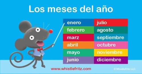 Spanish for Kids: The Months in Spanish -- LOS MESES (Whistlefritz)